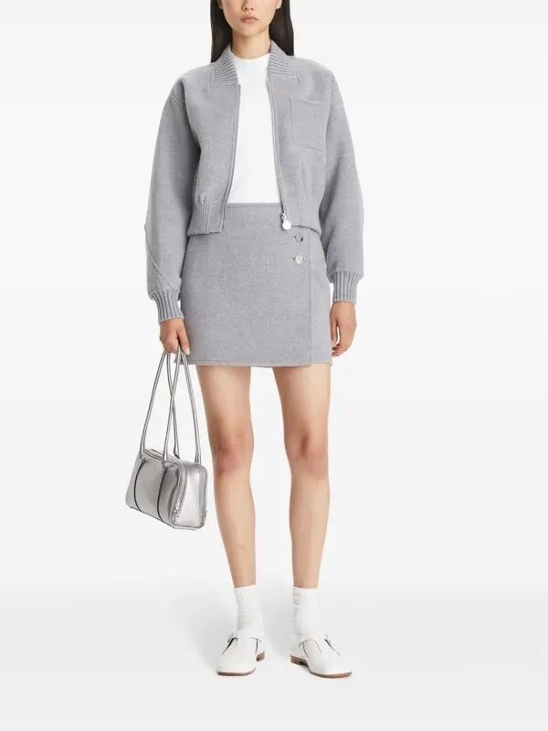 Tory Burch T Monogram Mini Skirt - Grey