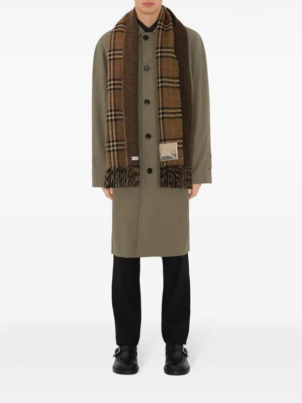Burberry Reversible Check Cashmere-wool Scarf