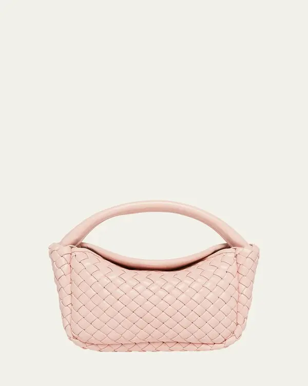 Bottega Veneta Cobble Mini Top-handle Bag - Cameo