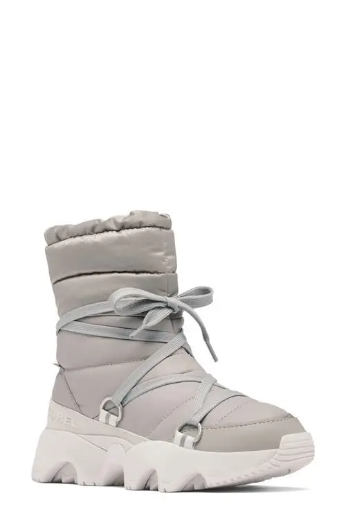 Sorel Kinetic Impact Nxt Mid Waterproof Boots - Chrome Grey/ Moonstone