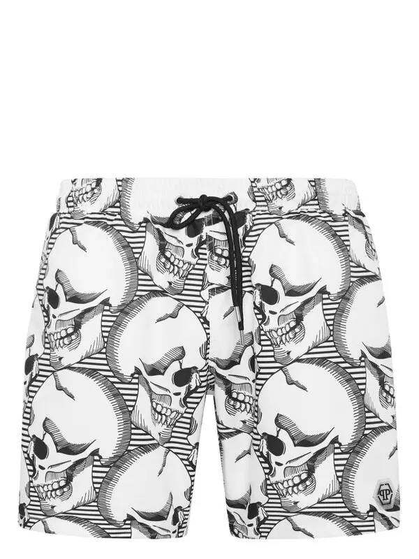 Philipp Plein Skull-print Swim Shorts
