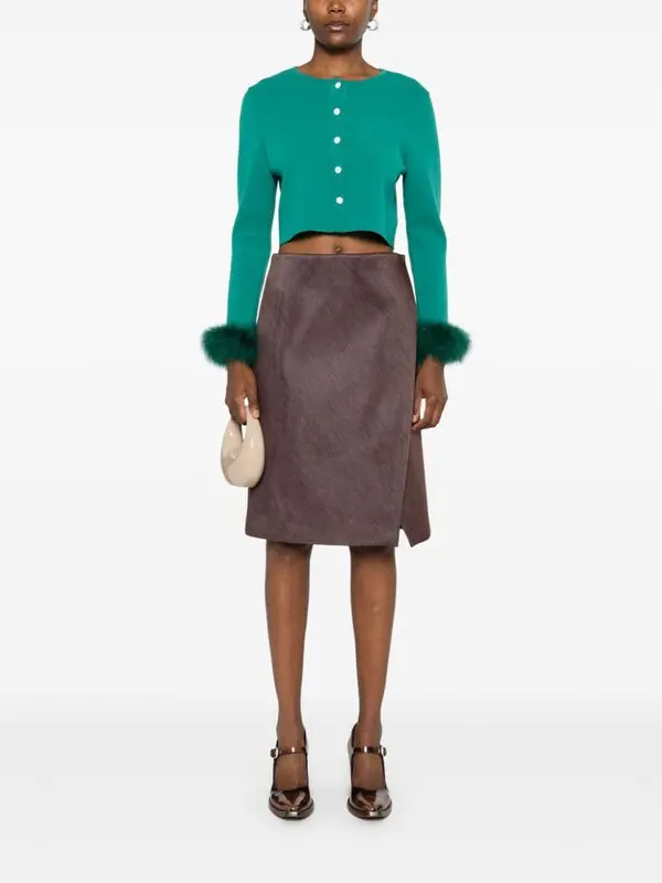 Philosophy Di Lorenzo Serafini Wrap Midi Skirt