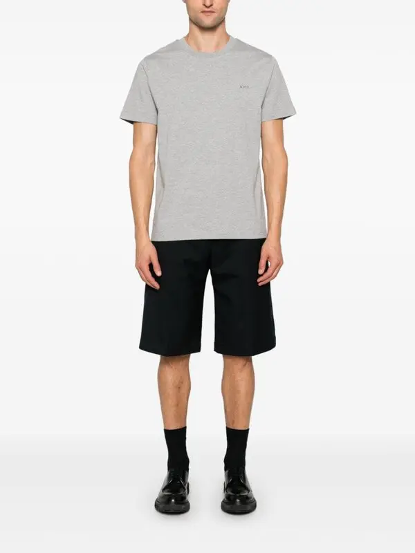 A.p.c. Logo-embroidered T-shirt