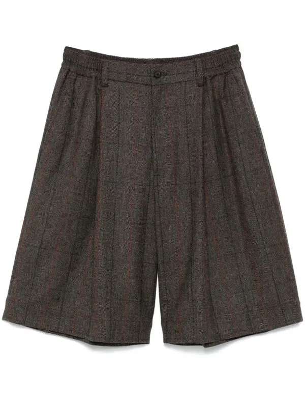 STEIN Check-pattern Shorts