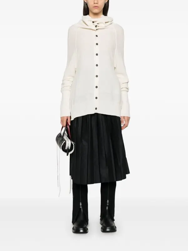 Y’s Draped-detail Cardigan