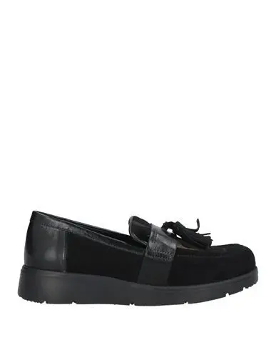 Geox Leather Loafers - Gold