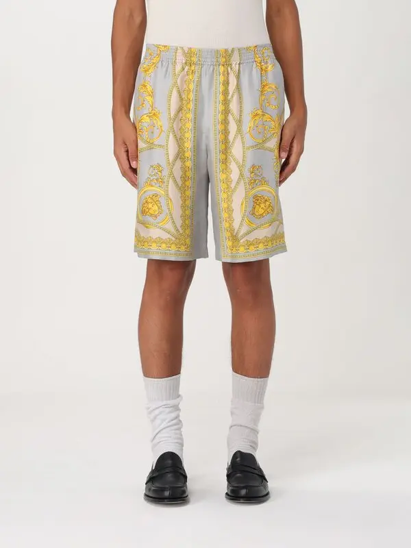 Versace Printed Shorts - Gold