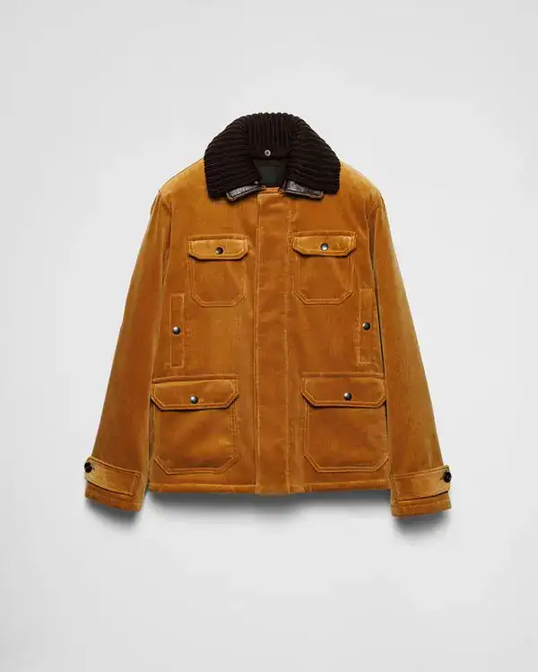 Prada Corduroy Jacket - Barley | Editorialist