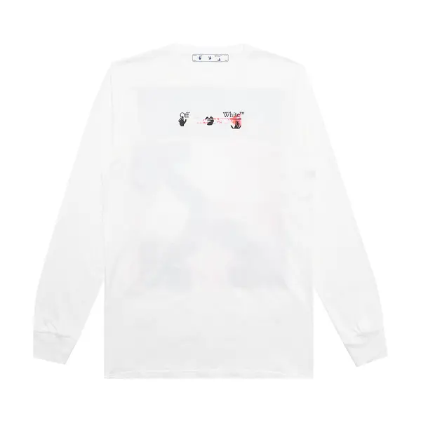 Off-White Acrylic Arrow Long-sleeve Tee