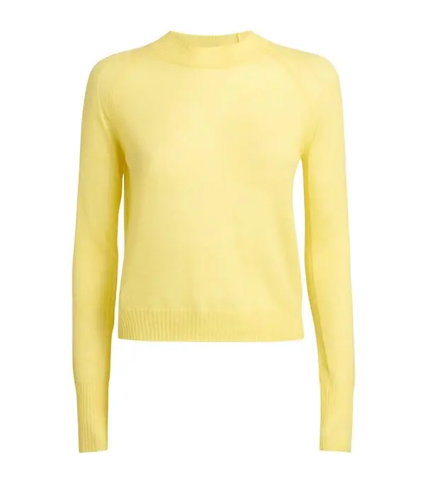 Max & Co. Wool-blend Mock-neck Sweater - Yellow