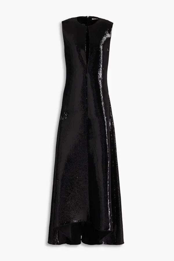 PETER DO Sequined Neoprene Maxi Dress