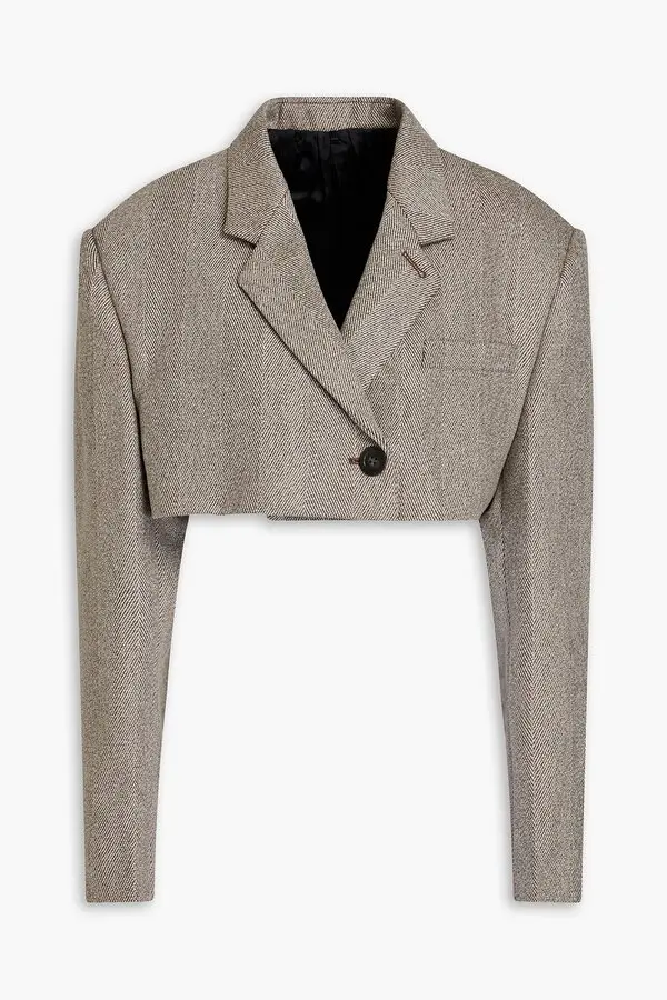 PETER DO Cropped Herringbone Blazer