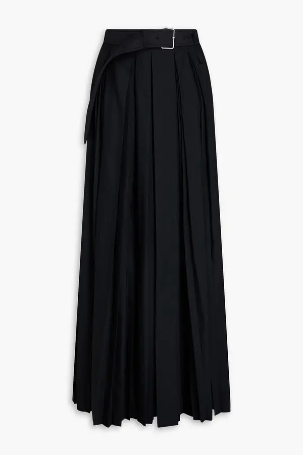 PETER DO Belted Pleated Maxi Skirt