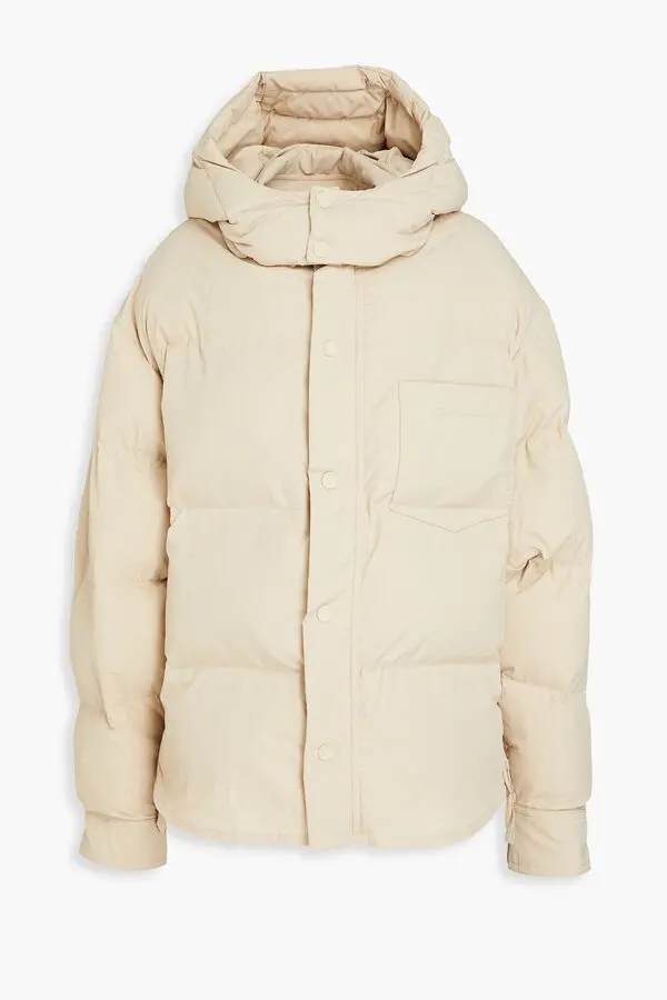 Jacquemus La Doudoune Quilted Shell Hooded Jacket - Beige