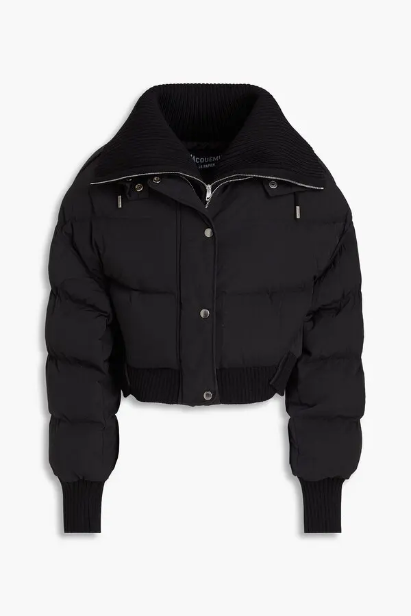 Jacquemus La Doudoune Layered Jacket - Black