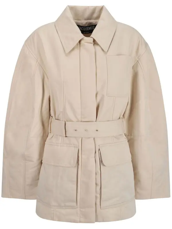 Jacquemus Le Blouson Bari Jacket - Neutrals