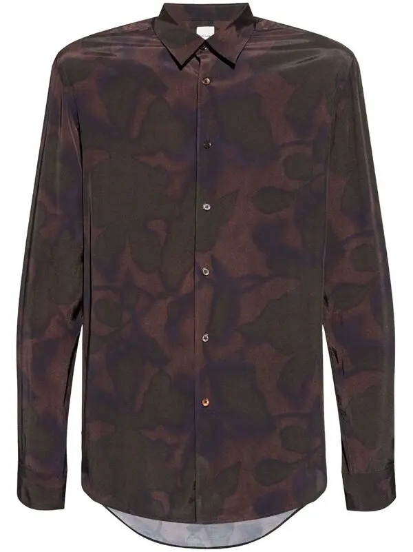 Paul Smith Patterned Shirt - Purple