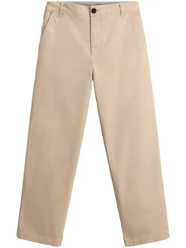 Woolrich Twill Straight-leg Trousers