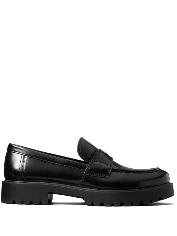 Tory Burch Lug Loafers - Black