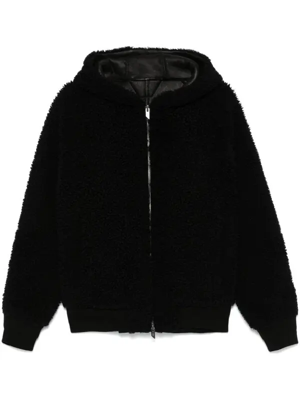 SALVATORE SANTORO Shearling Hooded Jacket