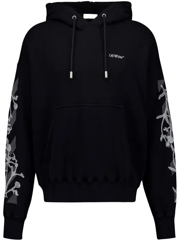 Off-White Floral-print Hoodie
