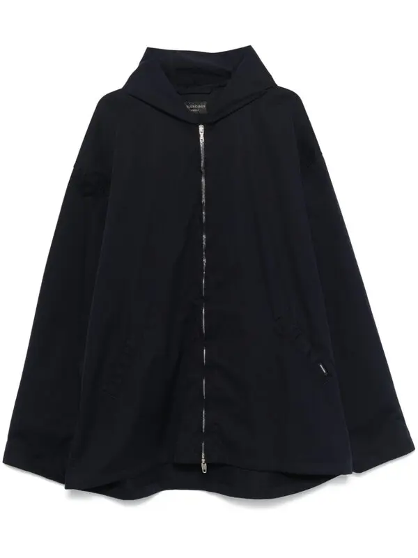Balenciaga Zip-up Hooded Jacket