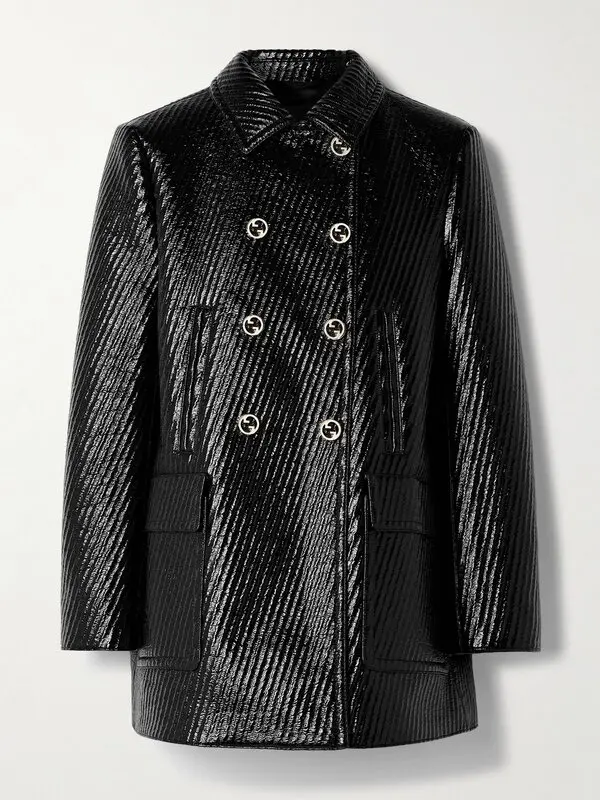 Gucci Double-breasted Quilted Jacket