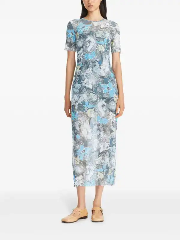 tory burch mesh dress Embellished Mesh Dress: Women's Designer Dresses