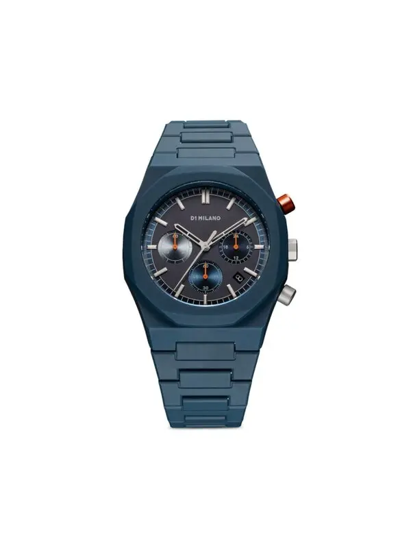 D1 MILANO 40.5mm Chronograph Watch - Black