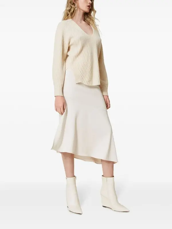 TWINSET T Chain Midi Skirt