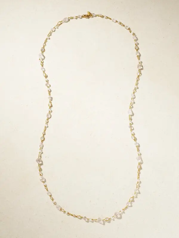 PIPPA SMALL 18-karat Multi-stone Necklace - Gold