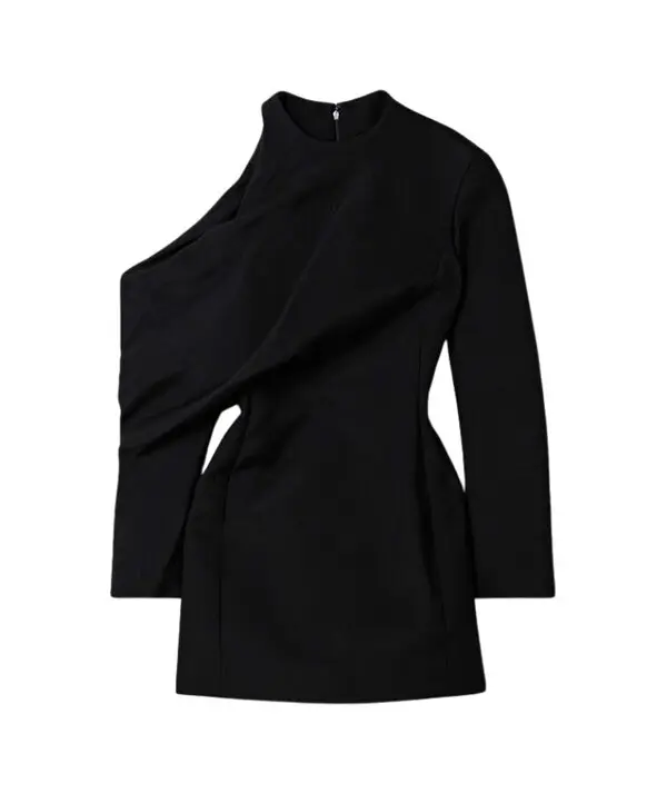 Khaite Tristan One-shoulder Cady Top