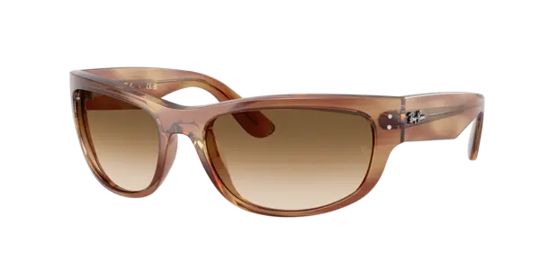 Ray-ban Mega Balorama Sunglasses - Clear Gradient Brown