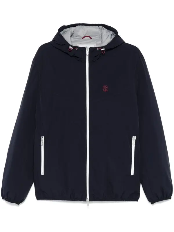 Brunello Cucinelli Logo-embroidered Jacket
