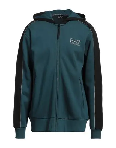 Emporio Armani Sweatshirt Deep Teal Size Cotton, Polyester - Green