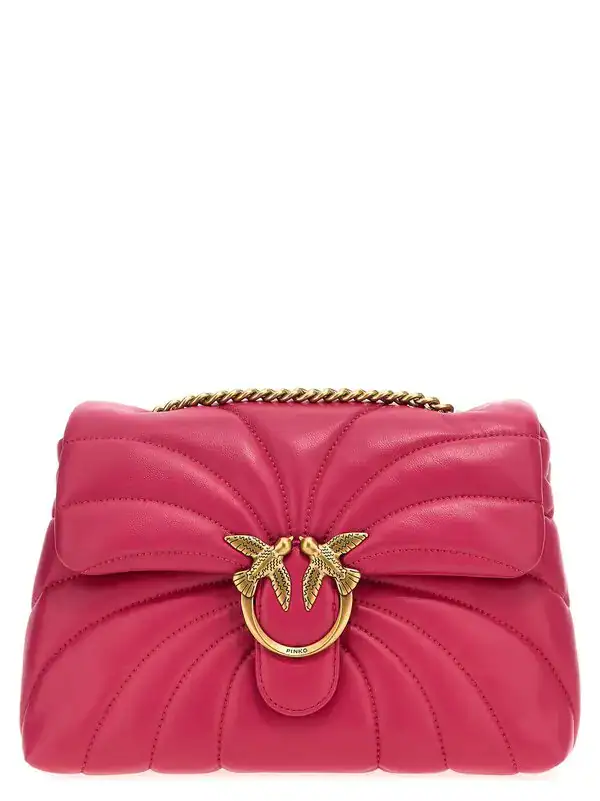 Pinko Love Puff Classic Crossbody Bag In Fuchsia 25% Off