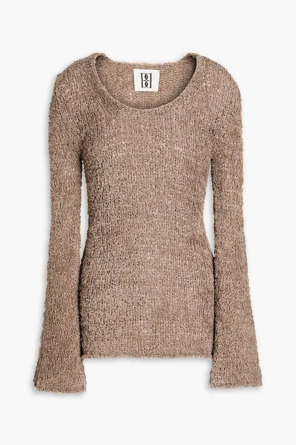 BY MALENE BIRGER Pelira Open-knit Cotton-blend Sweater