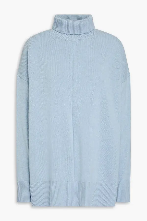 Another Tomorrow Cashmere And Wool-blend Turtleneck Sweater