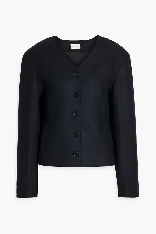 LOULOU STUDIO Vega Brushed Wool-blend Felt Jacket
