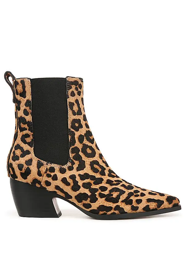 Franco Sarto Vianca Ankle Boots - Brown Pattern