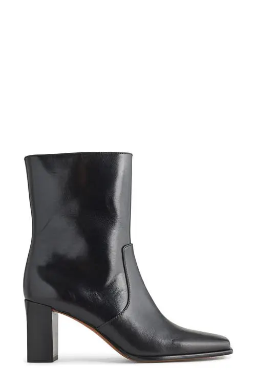 Madewell Septime Square Toe Bootie - True Black