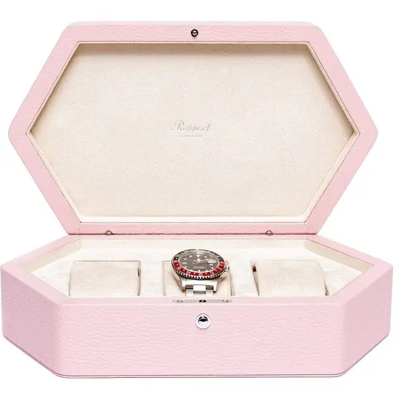 RAPPORT LONDON Portobello Three Watch Box - Pink