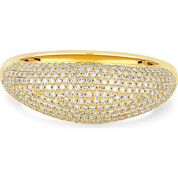 Ef Collection Pavé Diamond Dome Ring