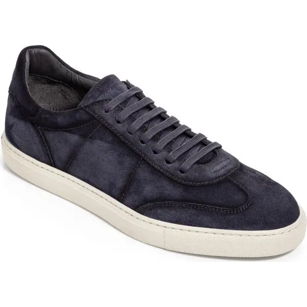 To Boot New York Wilton Suede Low Top Sneakers - Blue