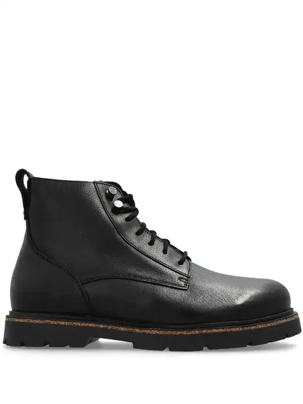 Birkenstock Highwood Lace-Up Ankle Boots - Black | Editorialist display picture 2