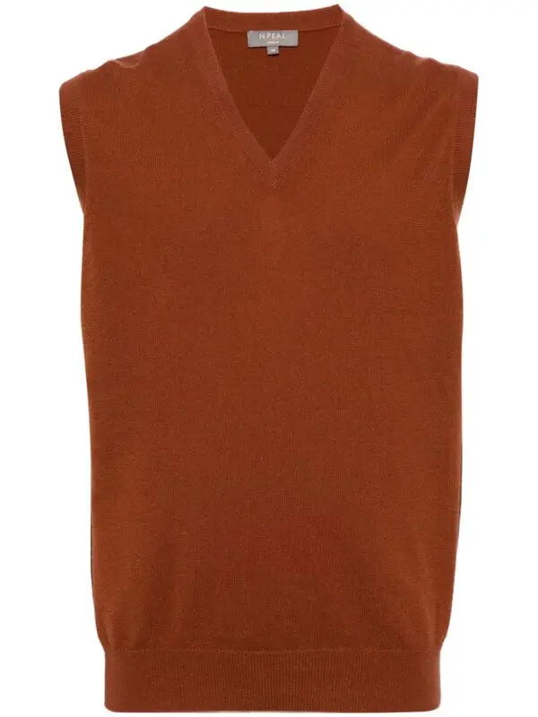 N.peal Westminster Knitted Vest - Neutrals