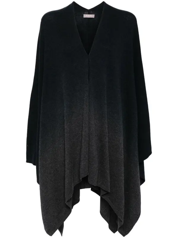 N.peal Gradient Knitted Cape