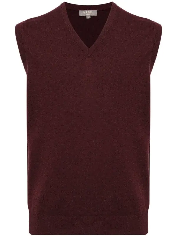 N.peal Westminster Sleeveless Jumper - Red