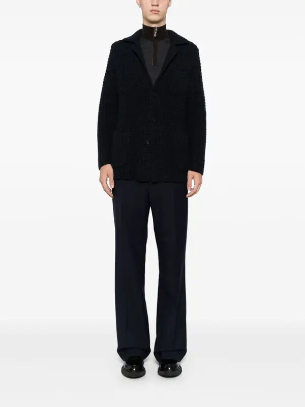N.peal Chunky Knitted Blazer