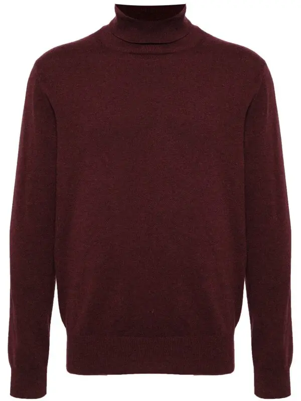 N.peal Trafalgar Roll Neck Jumper - Red